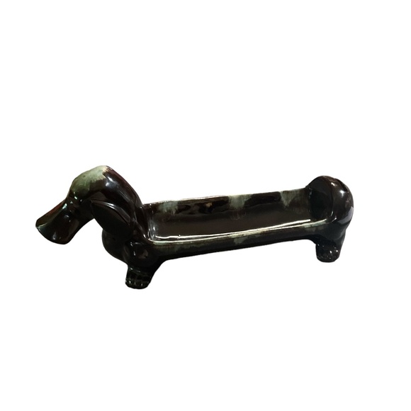 Dining | Vintage Mcm Brown Dachshund Dog Shaped Cheese Log Appetizer ...